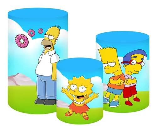 The Simpsons Themed Cover Cylinders Kit | Cali Backdrop