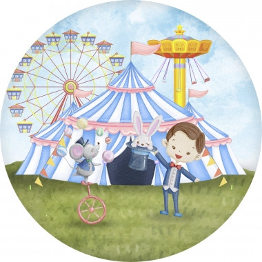 Circus Round Backdrop | Cali Backdrop
