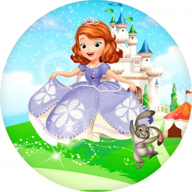 Sophia Princess Round Backdrop | Cali Backdrop
