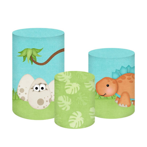 Dino the Dinosaur Themed Cover Cylinders Kit | Cali Backdrop
