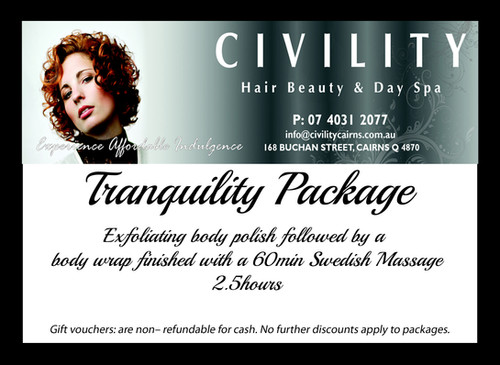 Tranquility Package Gift Certificate | Civility