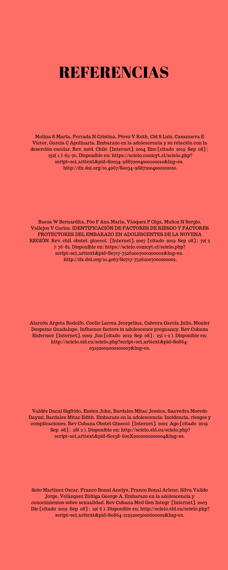 INFOGRAFÍA SOBRE EMBARAZO