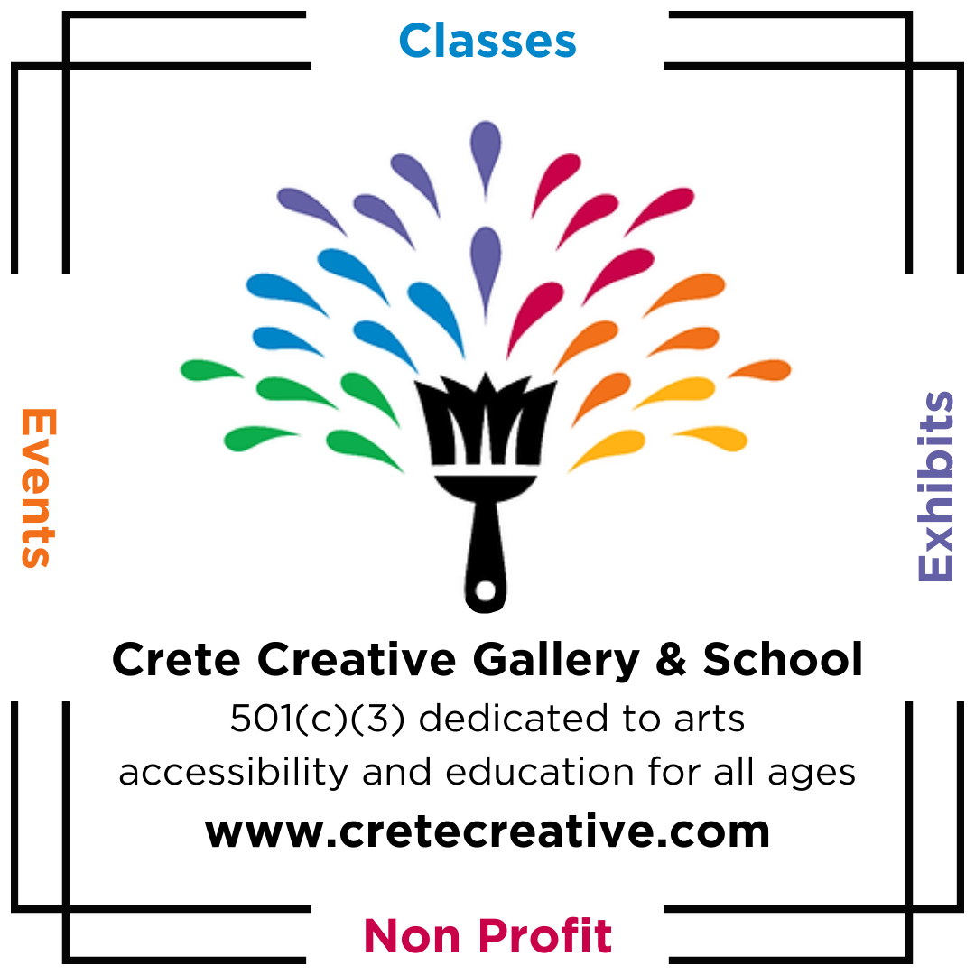 Crete Creative | Non-profit art gallery | 1304 Main St, Crete IL