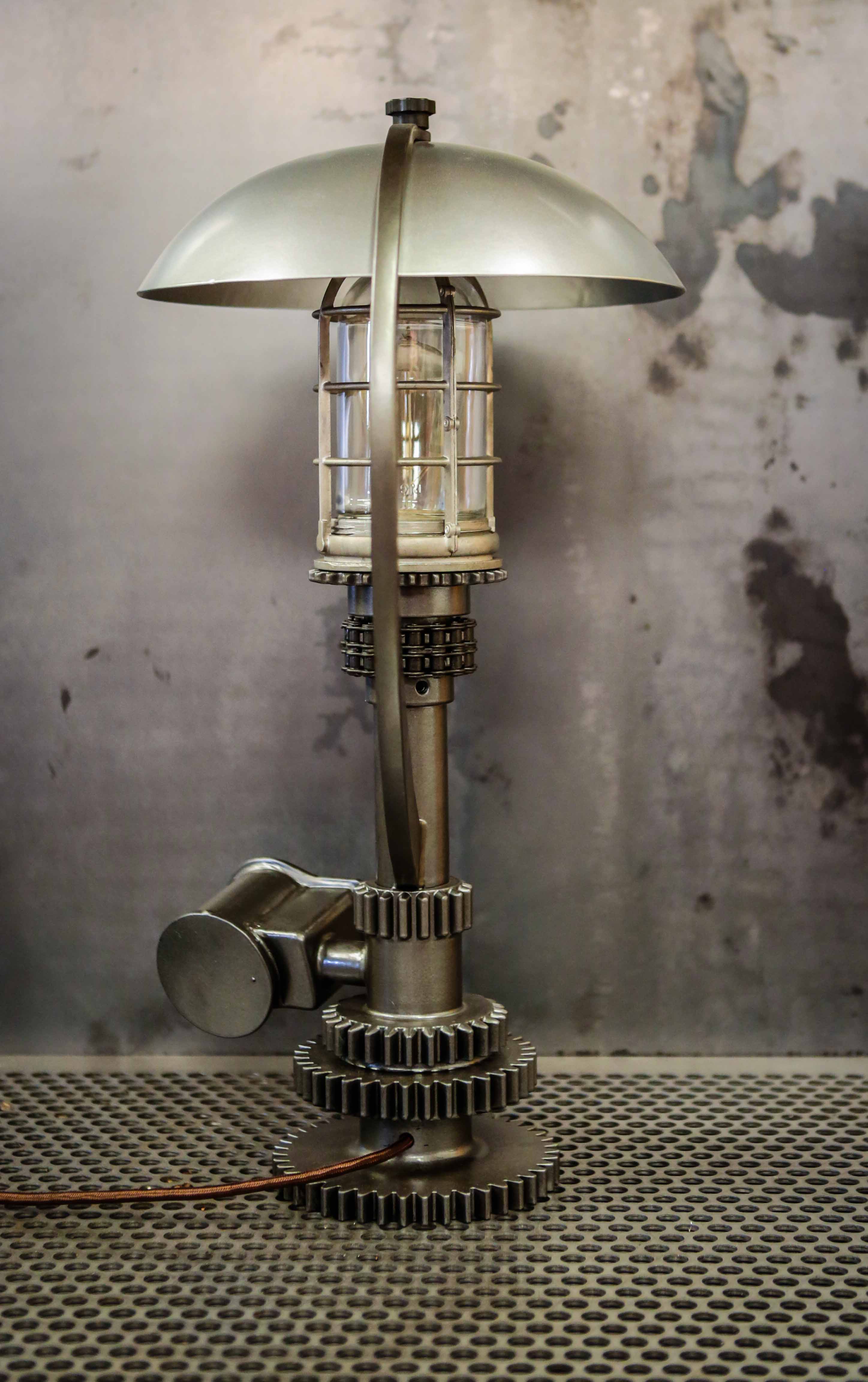 machine brothers| steampunk lighting| steampunk furniture| steampunk