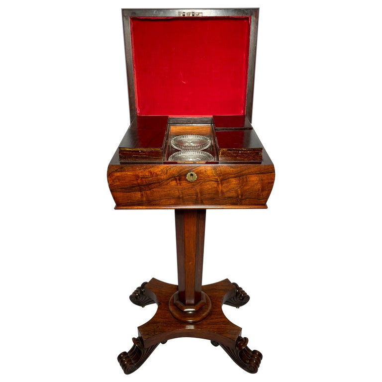antique-english-rosewood-teapoy-table-with-complete-interior-circa-1845 ...