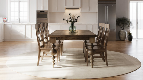 The Arcadia | Turned Leg Dining Table | Richard & Sons