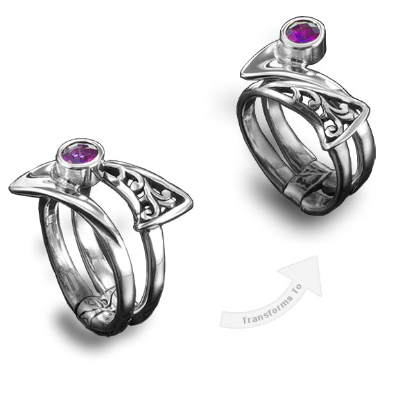 Dynamic Multiform Rings | kinetic-jewelry