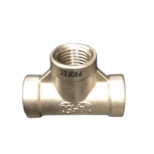 1/4" Stainless Steel Threaded Equal T | Finch Filtration