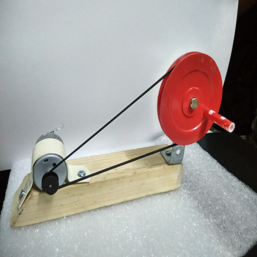 Hand crank Dc generator | v5create