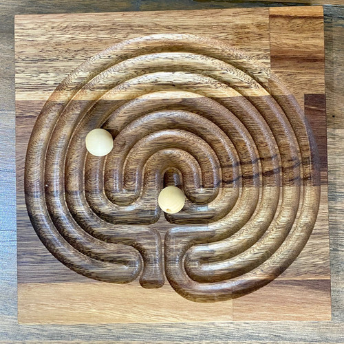 Wooden Labyrinth Maze Board | Naturally Wood