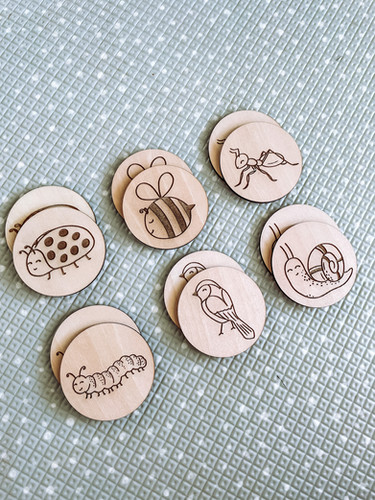 Garden Creatures Memory Game | Naturally Wood