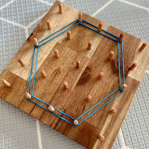 Wooden geoboard | Naturally Wood