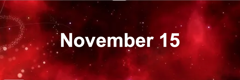 November 15 - Traditional Indulgence of the day!
