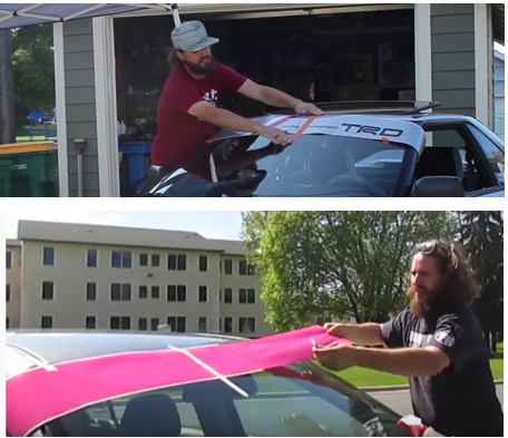 Tips for Applying Windshield Banners