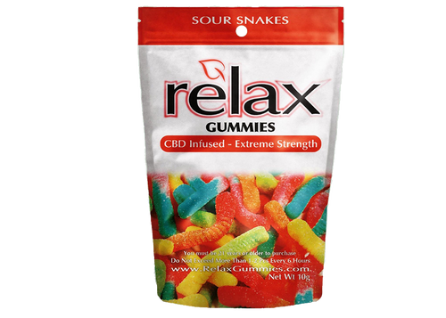 CBD Chill Gummies Extreme Strength Sour Snakes | Daddyscbd