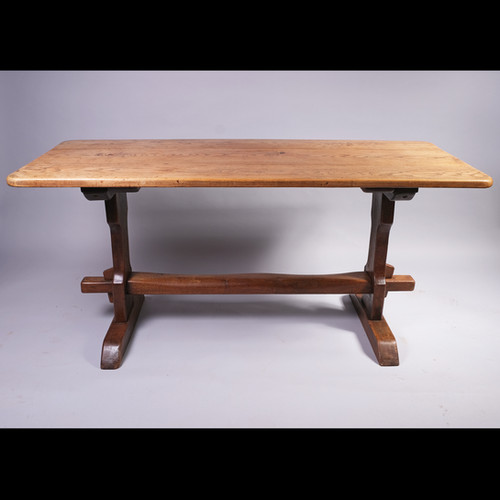 Late 19th Century Ash and Oak Tavern Table | Wakelin & Linfield