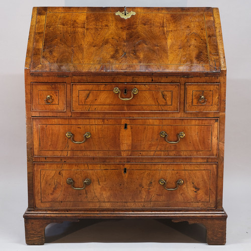 18th Century George I Walnut Bureau | Wakelin & Linfield
