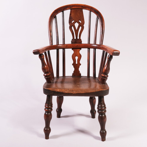 Early 19th Century Yew and Ash Child's Chair | Wakelin & Linfield