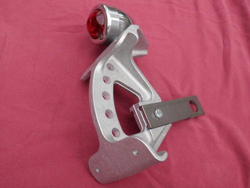 Chopper Skeleton Quadrant Side Mount License Plate Bracket
