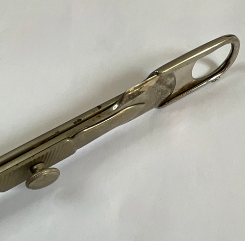 Antique surgical equipment, Maw tonsil guillotine, late 19th century ...