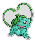 Bulbasaur - Clear Glossy Vinyl Sticker | Momo Kariño