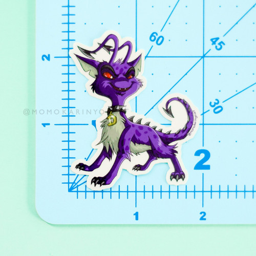 Devious Darigan Aisha Sticker - Glossy Vinyl With Clear Edges | Momo Kariño