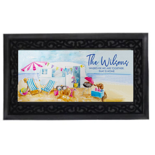 Personalised Caravan Doormat | Cherished Gift Co