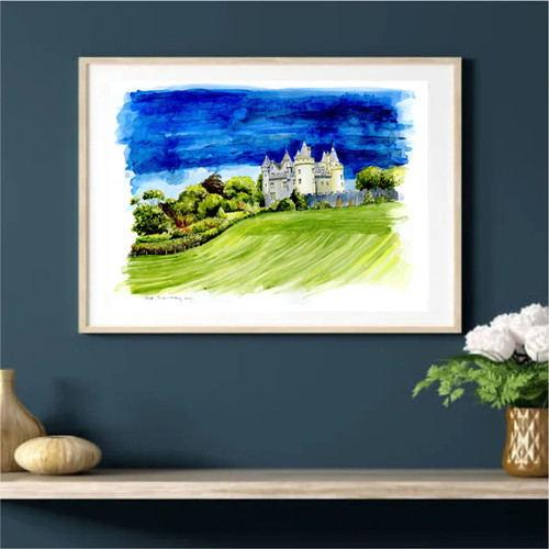 A4 Illustration of Killyleagh Castle | Cherished Gift Co
