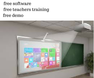 Interactive Smart Board with Projector - Complete Set | Amtech Systems