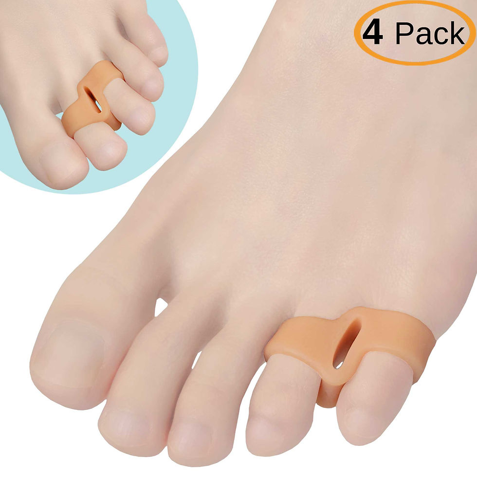 Chiroplax Gel Toe Spacers Separators Corrector Bunion Relief ...