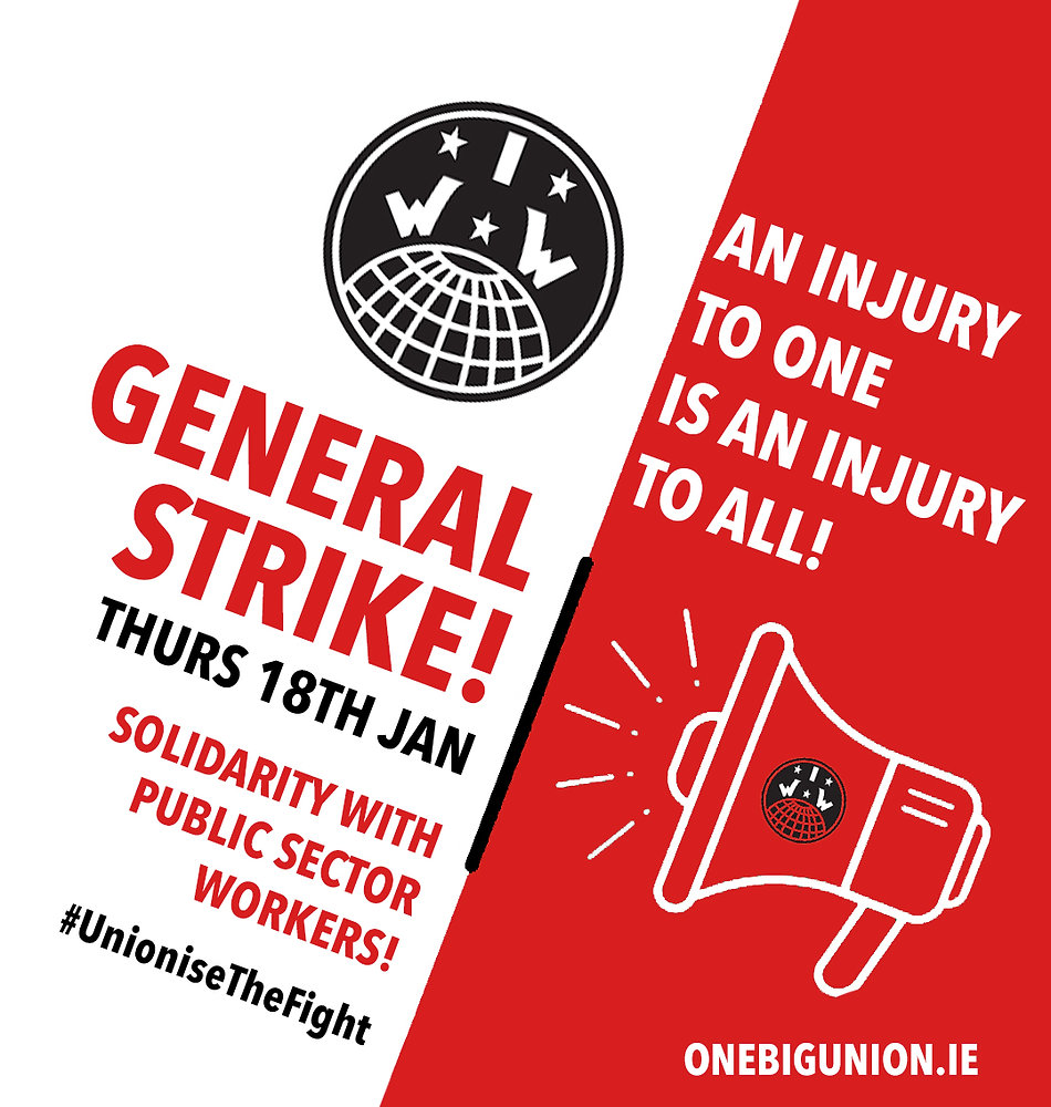 GENERAL STRIKE: SOLIDARITY WITH PUBLIC SECTOR WORKERS!