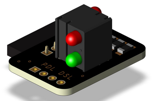 HO Plug-In DSL Dwarf Signal (Left) | Proto Design Labs