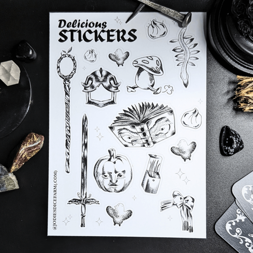 Flash Sheet Stickers: Delicious In Dungeon | Dunmeshi Stickers | Roll ...