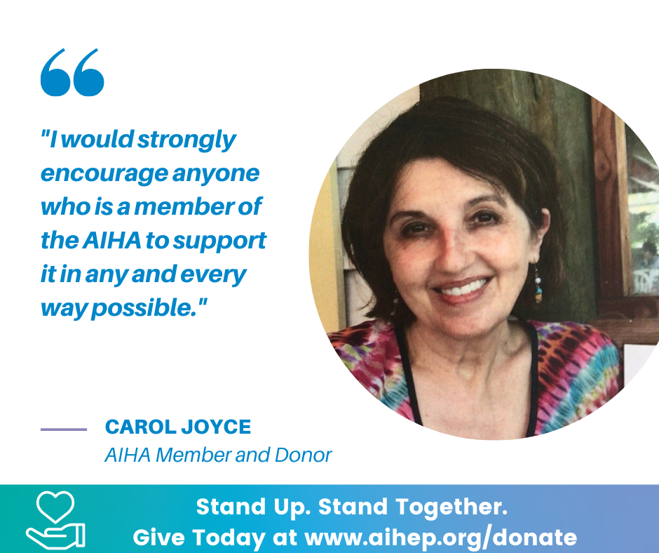 Supporter Spotlight: Carol Joyce