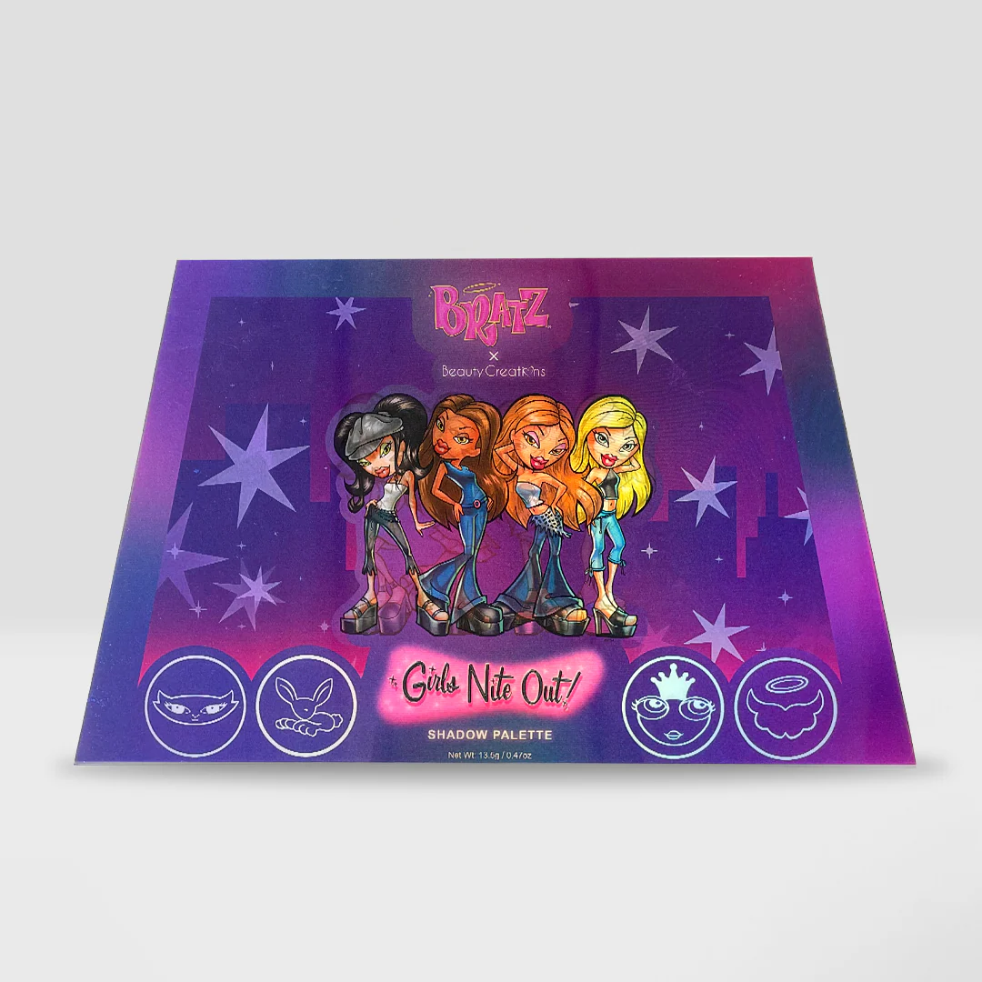 BRATZ X BEAUTY CREATIONS - PALETA DE SOMBRAS GIRLS NITE OUT SHADOW ...