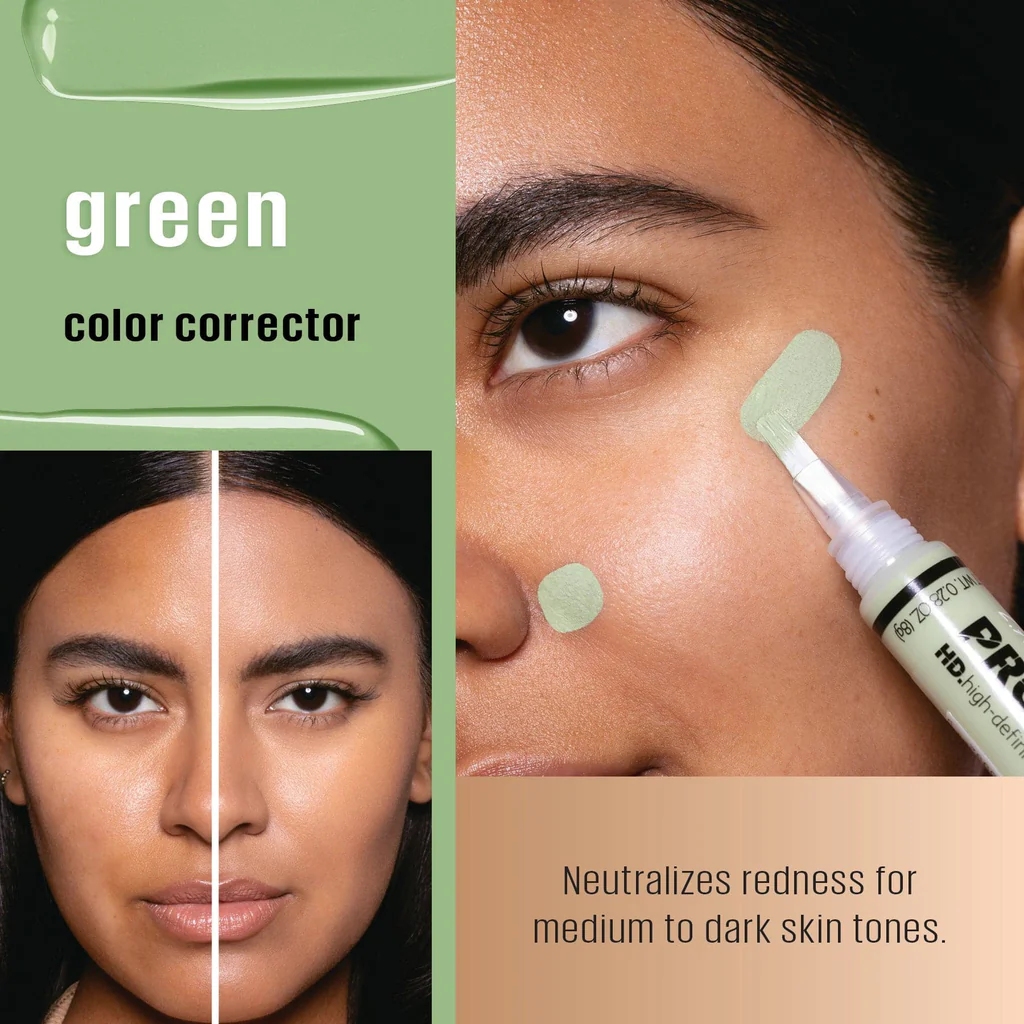 LA GIRL - CORRECTOR DE COLOR VERDE PRO CONCEAL HD GREEN | Kabuki.pe