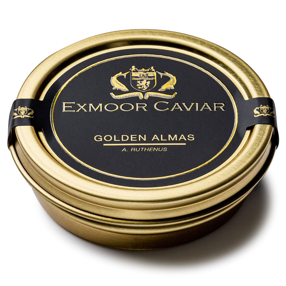 Exmoor Caviar - Golden Almas, 50g | London Fine Foods
