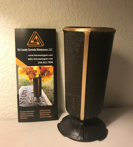 Bronze Flower Vase | Tri-County Monuments