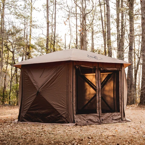 Gazelle G6 Cool Top Pop-Up Portable 6-Sided Gazebo | Red Clay Rally