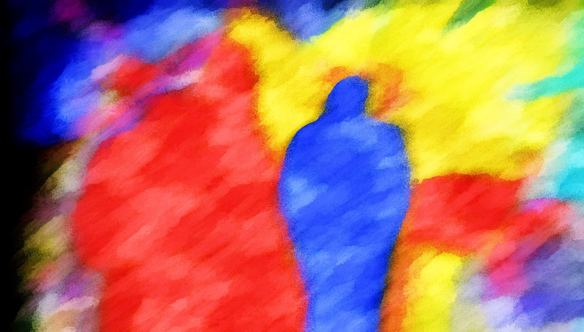 Traces installation interactive musique et peinture Damien Traversaz