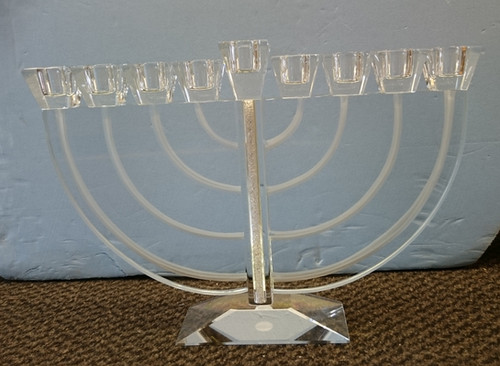 Traditional Menorah with broken glass | jerusalemthegolden