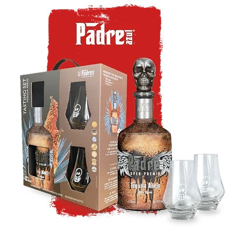 Tequila Añejo Tasting Set, 700ml + 2 Gläser | SGA GmbH