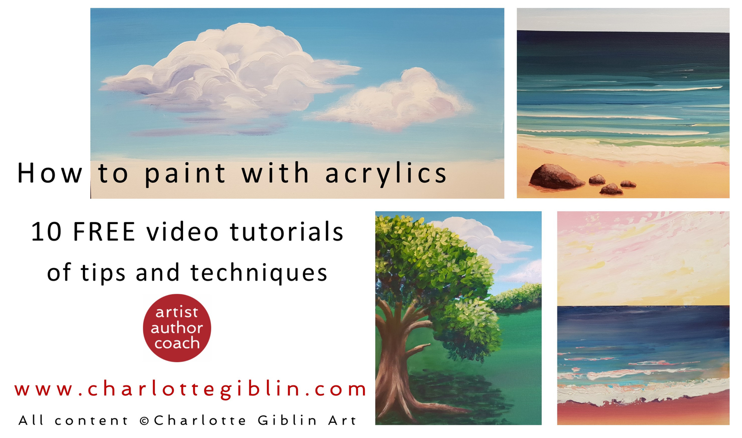 Charlotte Giblin | NZ art tutor | free painting tutorials | how to use ...