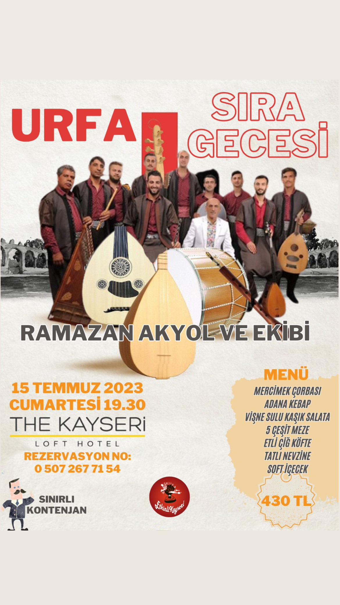 Urfa sıra gecesi | etkinlikayseri