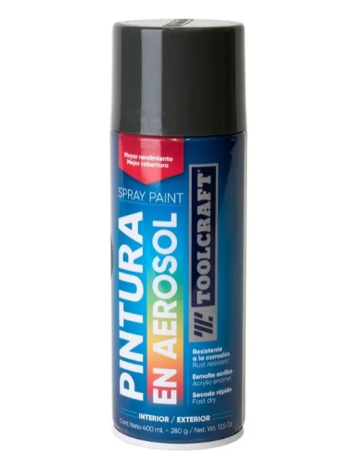 PINTURA GRIS OPACO (FONDO) , TC1668, TOOLCRAFT | PROINMAR
