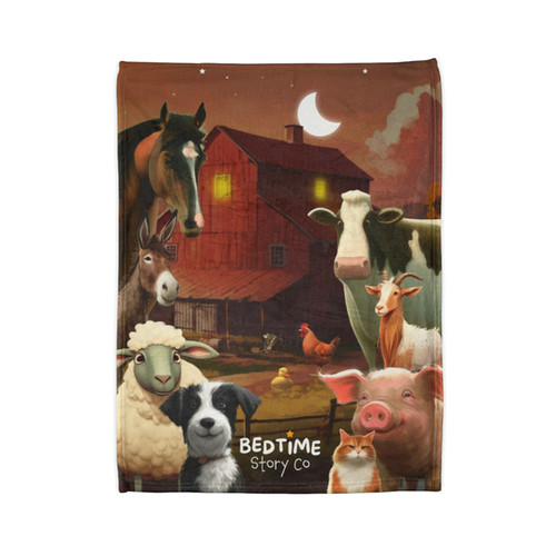 Goodnight Farm Soft Snuggle Blanket | Bedtime Story Co