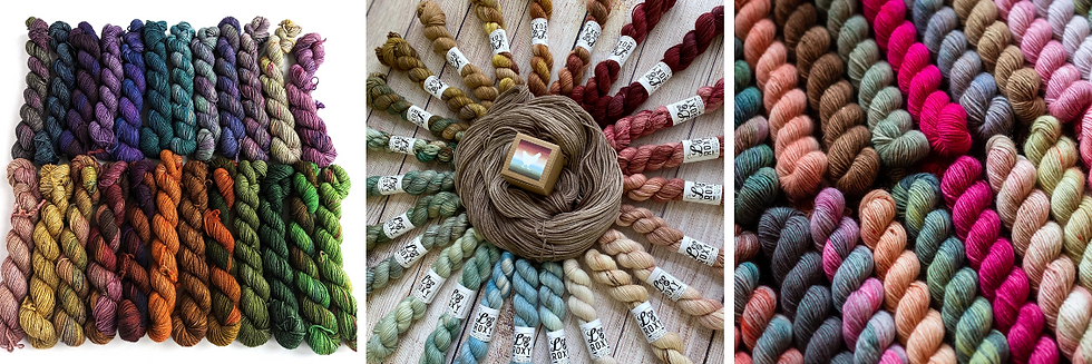 Pattern Round-up: What to Knit with Advent Calendar Mini Skeins? :: talvi knits.