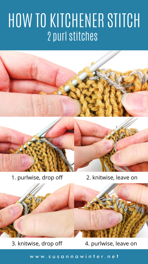 How to Kitchener Stitch in Pattern [Tutorial]