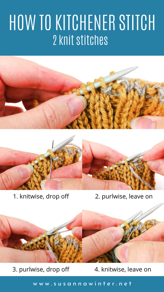 How to Kitchener Stitch in Pattern [Tutorial]
