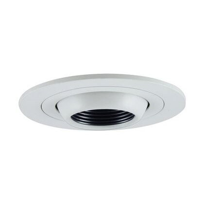Eyeball Trim, 4", White Baffle/White Trim | Electrical Supply's